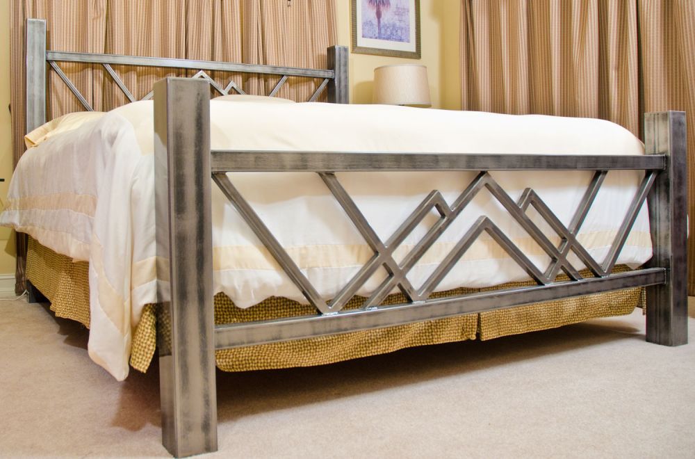 W Bed Contemporary Steel Bed Frame Boltz Steel Furniture